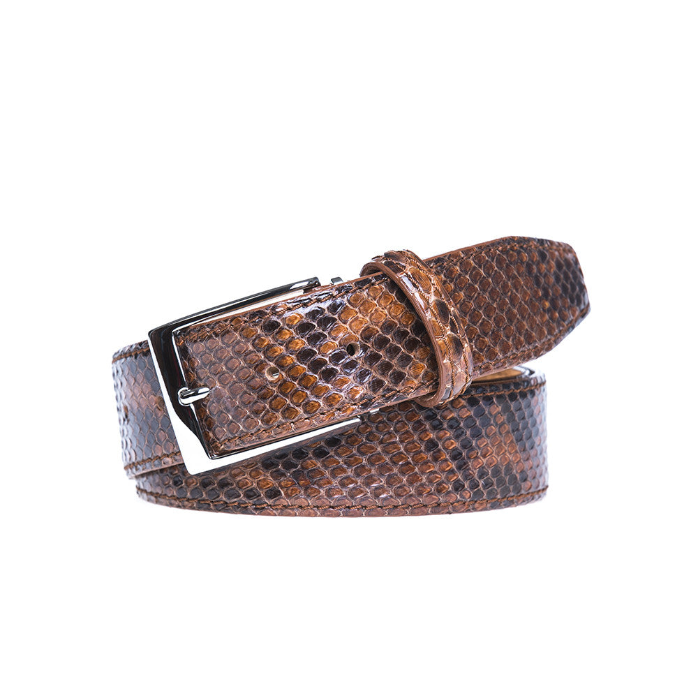 Python Belts for Men | Python Leather | Roger Ximenez