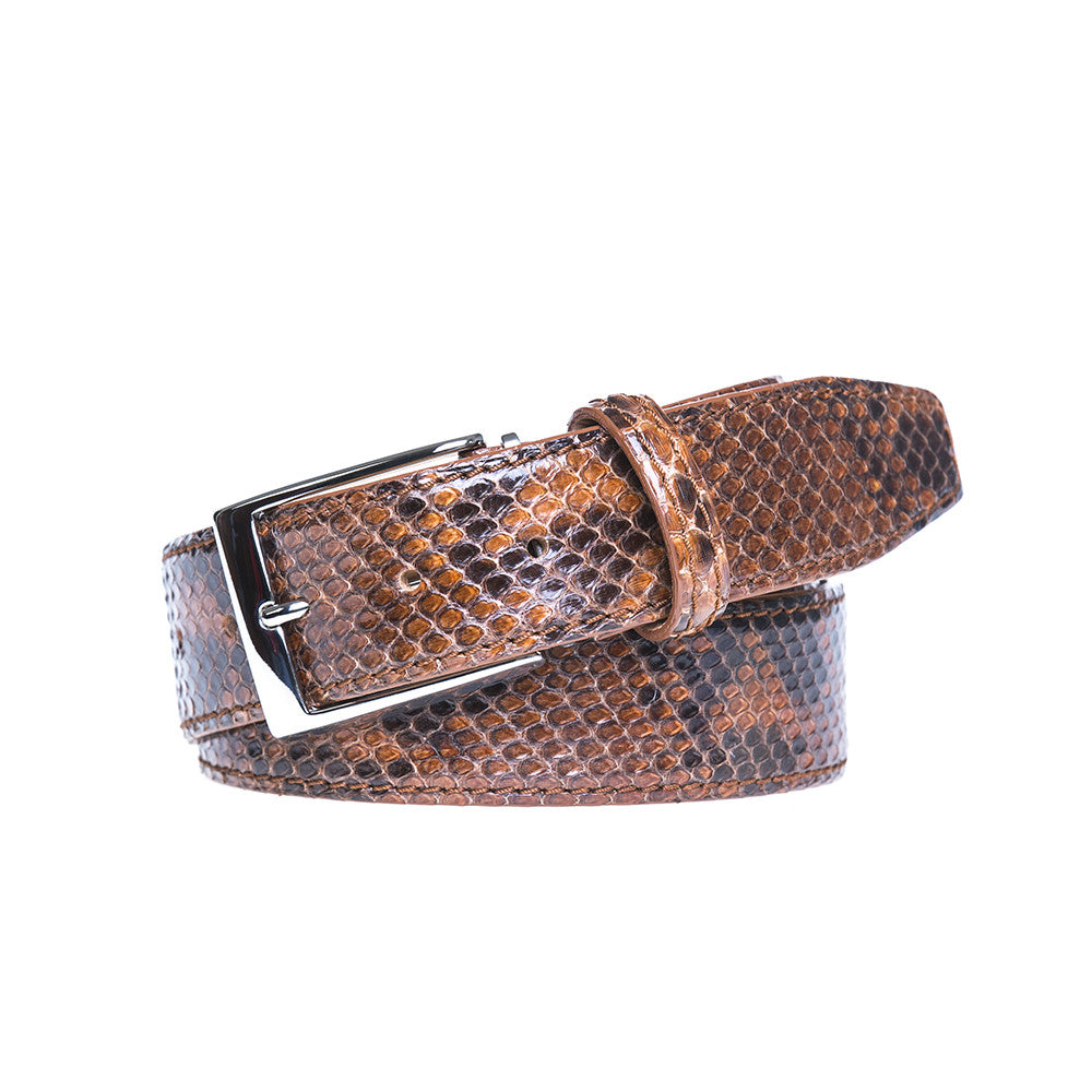 Exotic Belts | Men’s Exotic Skin Belts | Roger Ximenez Tagged "Python ...